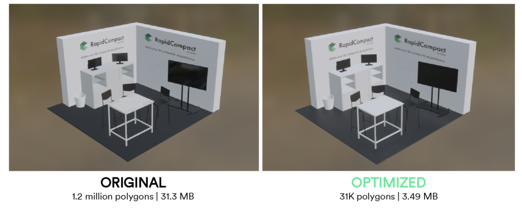 3D Model of the Month: Our SIGGRAPH 2022 booth in 3D and AR