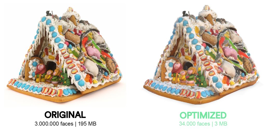 3D Model of the Month: 3D Scanned Gingerbread house